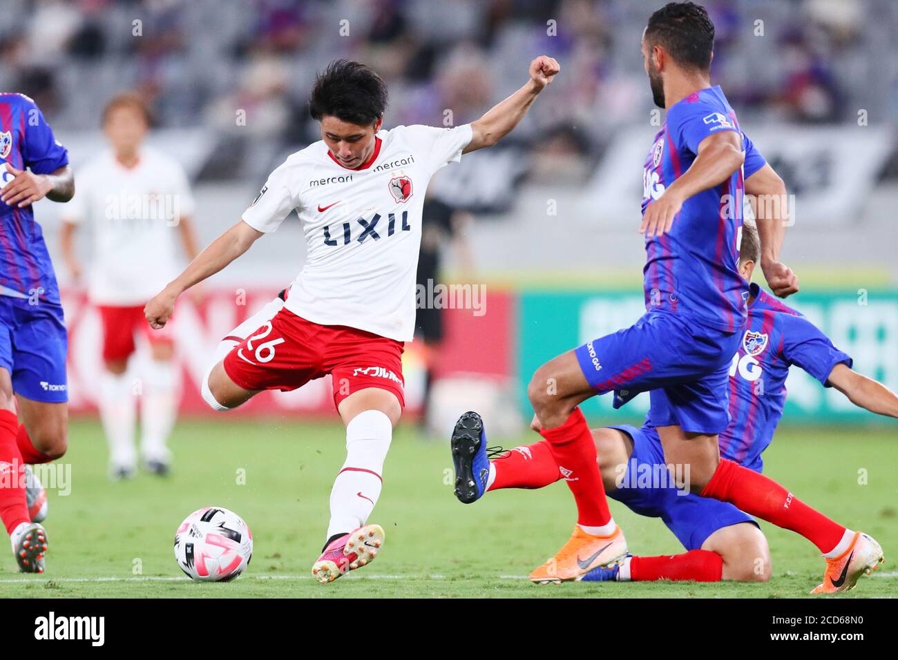 Tokyo, Japan. 26th Aug, 2020. Ryotaro Araki (Antlers) Football/Soccer : 2020 J1 League match ...