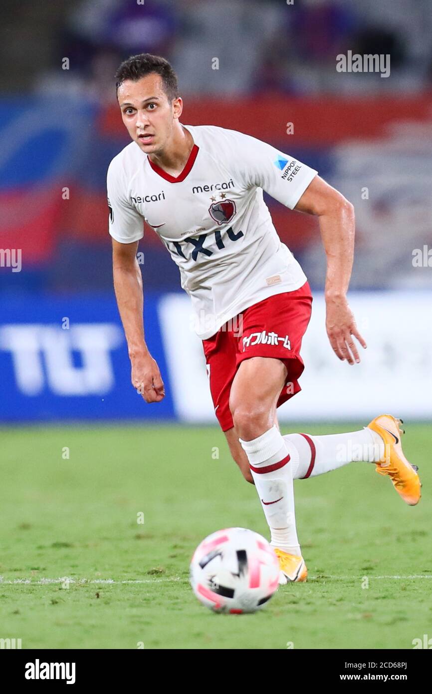 Tokyo, Japan. 26th Aug, 2020. Juan Alano (Antlers) Football/Soccer ...