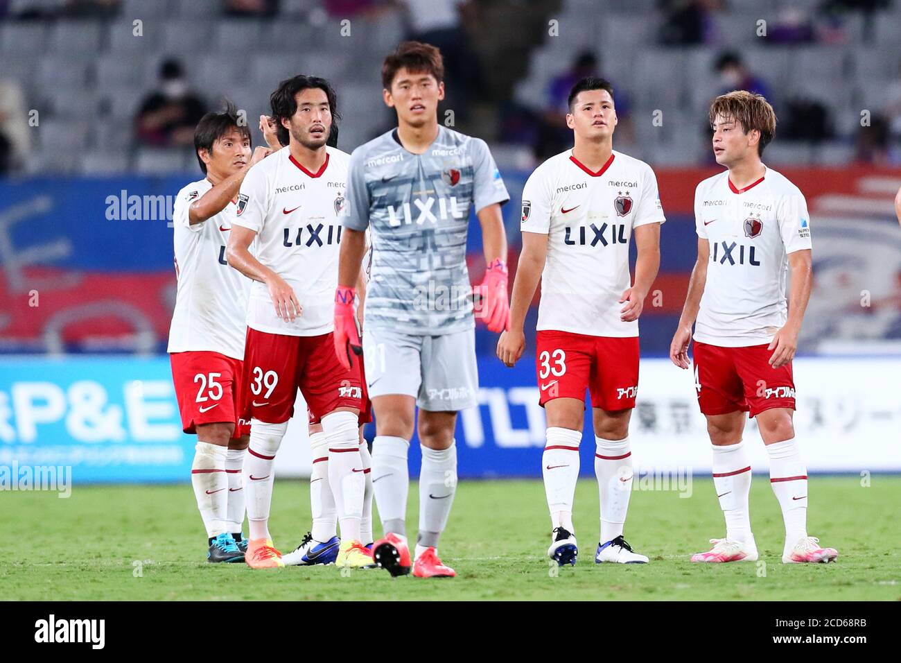 Tokyo, Japan. 26th Aug, 2020. Kashima Antlers team group Football/Soccer : 2020 J1 League match ...