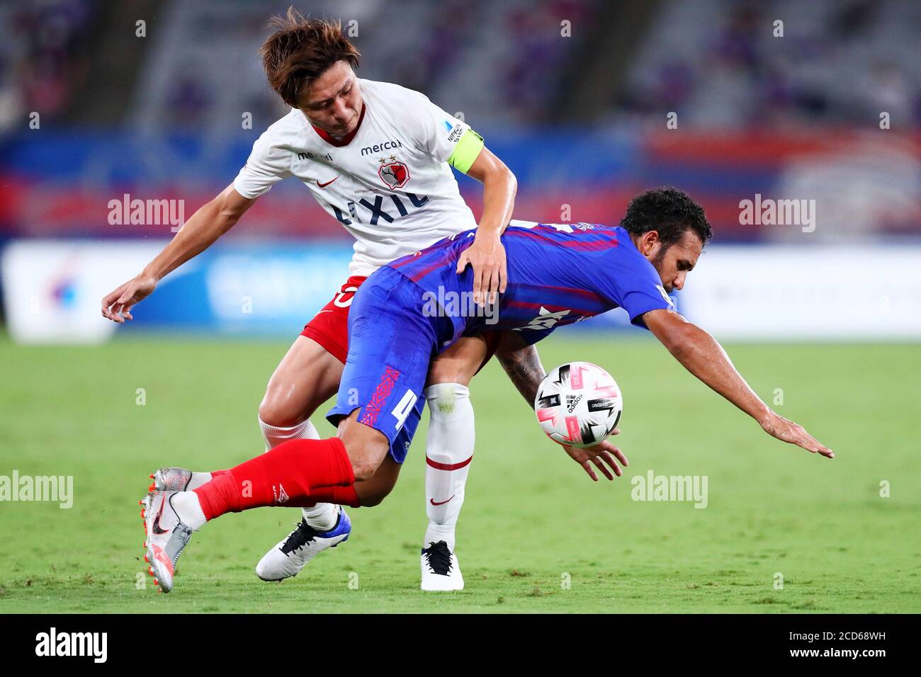 Tokyo, Japan. 26th Aug, 2020. (Top-Bottom) Kento Misao (Antlers ...