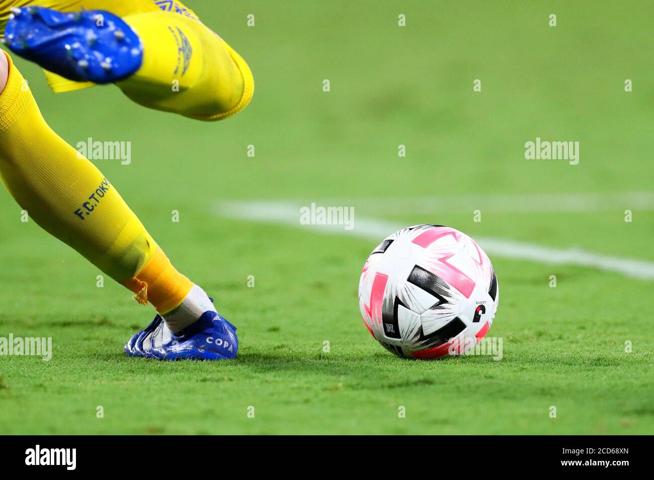 Tokyo, Japan. 26th Aug, 2020. soccer ball/General view Football/Soccer ...