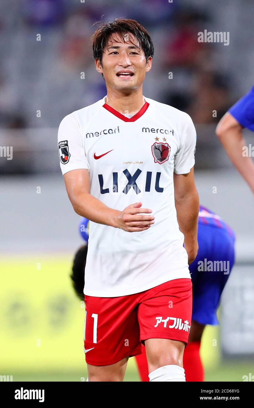Tokyo, Japan. 26th Aug, 2020. Ryuji Izumi (Antlers) Football/Soccer : 2020 J1 League match ...