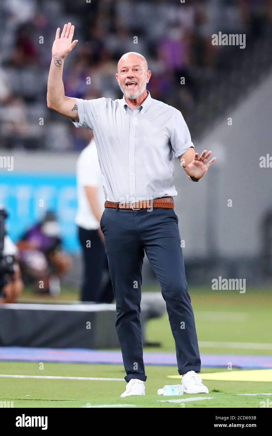 Tokyo, Japan. 26th Aug, 2020. Antonio Carlos Zago (Antlers) Football ...