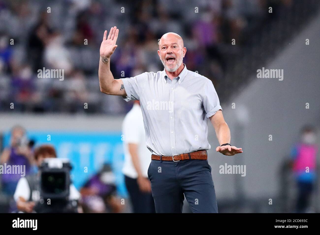 Tokyo, Japan. 26th Aug, 2020. Antonio Carlos Zago (Antlers) Football ...
