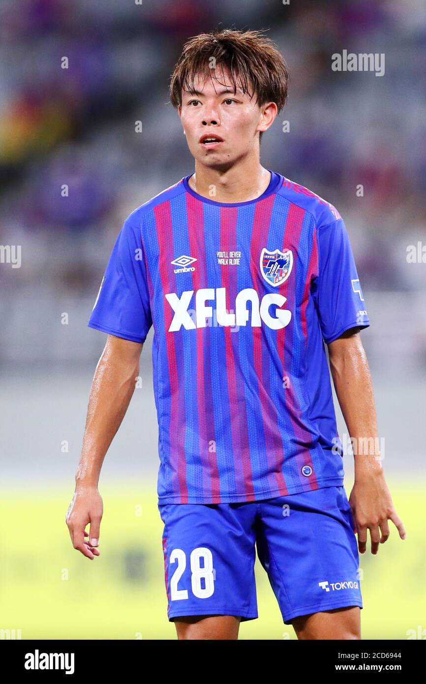 Tokyo, Japan. 26th Aug, 2020. Takuya Uchida (FC Tokyo) Football/Soccer ...