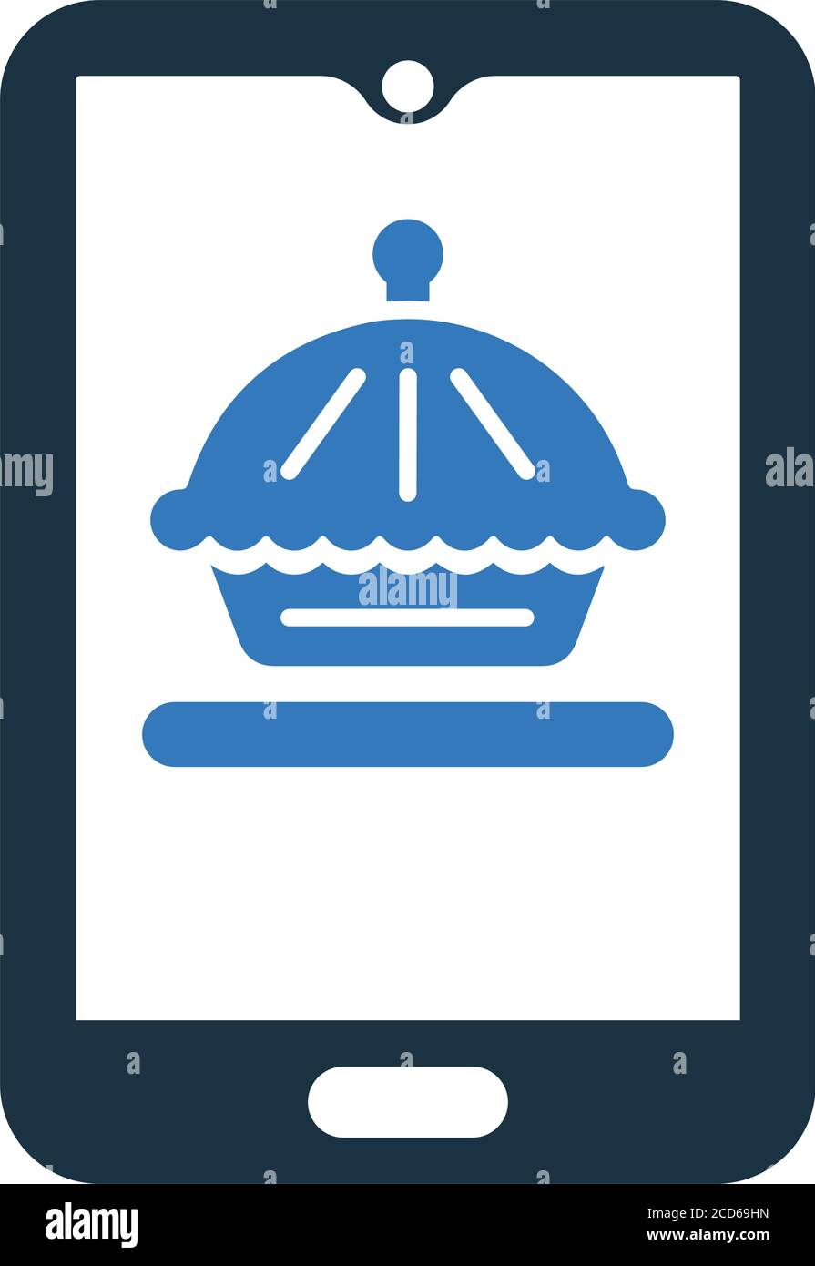 Mobile app, online food order icon. Beautiful design and fully editable ...