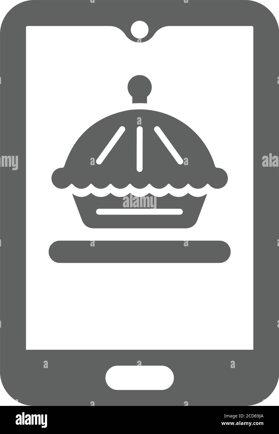 Mobile app, online food order icon. Beautiful design and fully editable ...