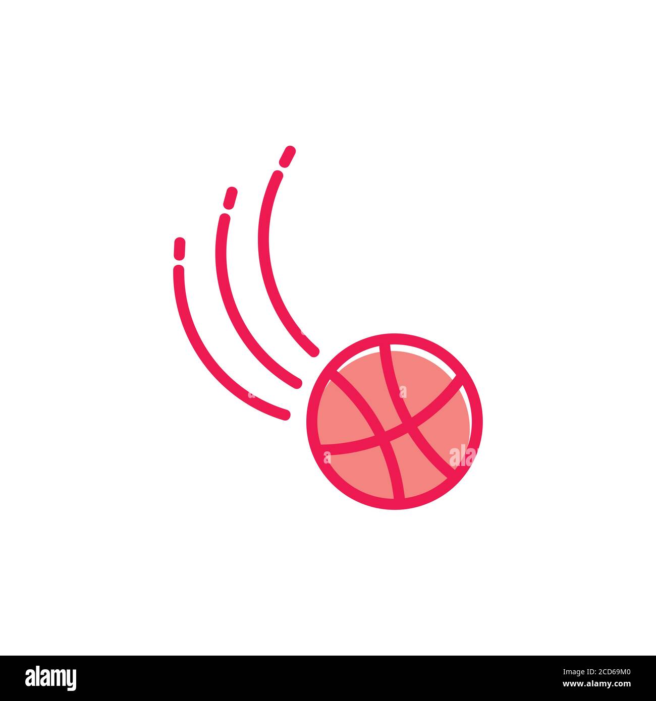 Simple basketball logo Cut Out Stock Images & Pictures - Alamy