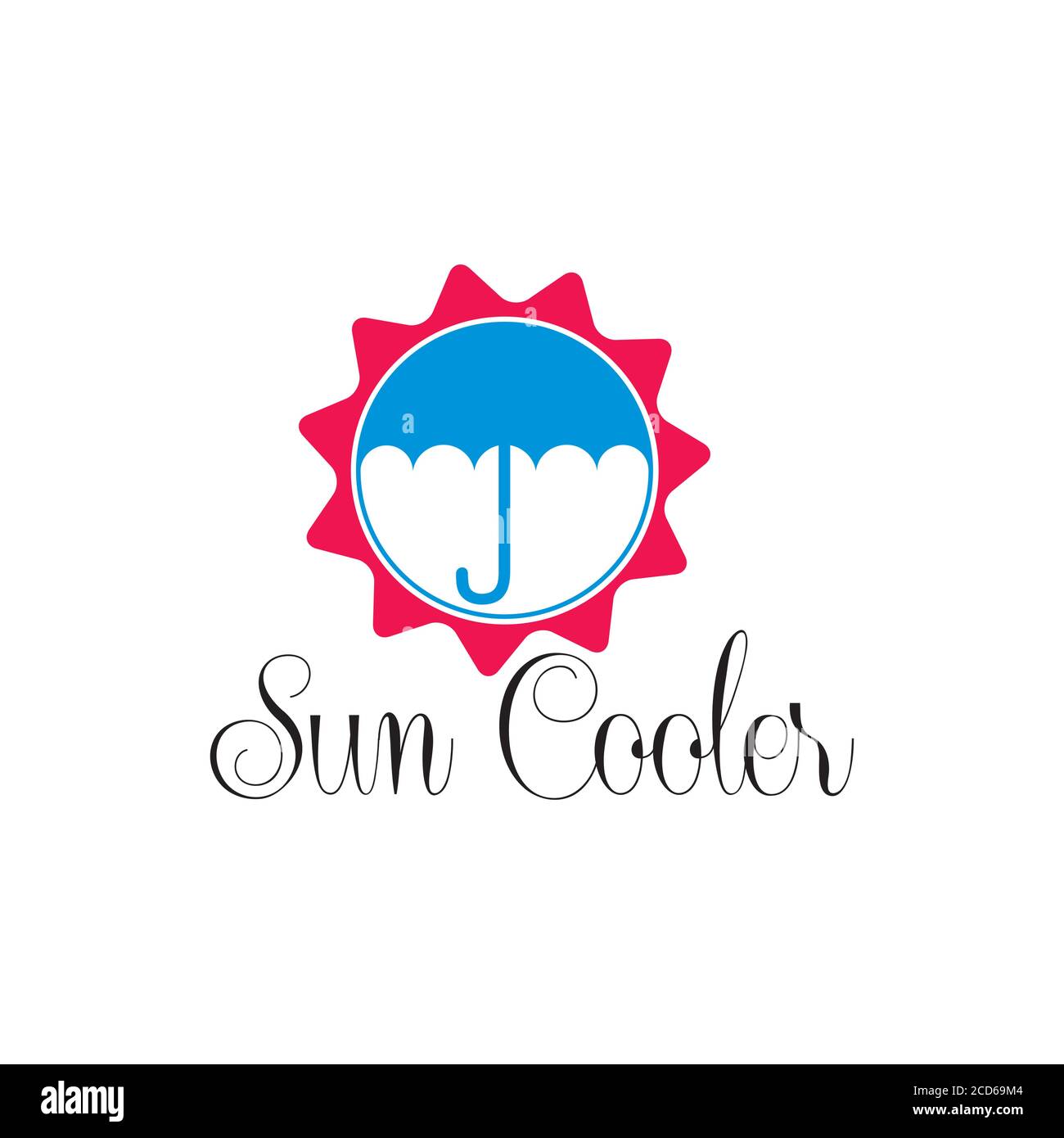 sun umbrella climate symbol vector Stock Vector Image & Art - Alamy