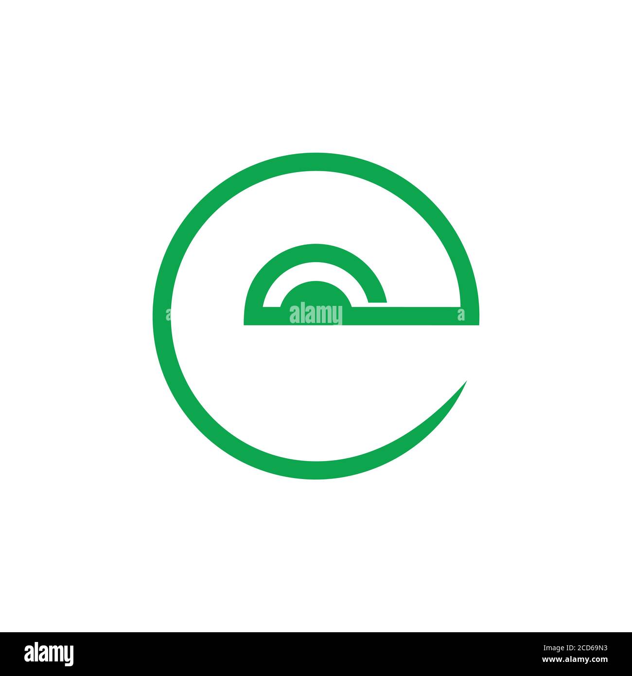 letter e loop line logo vector Stock Vector Image & Art - Alamy