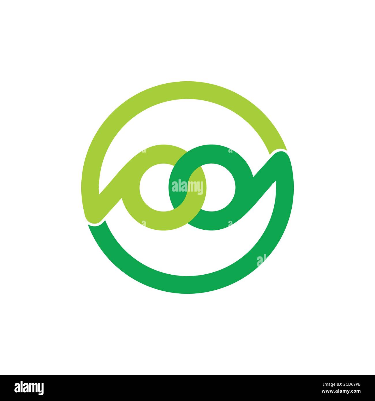 abstract link chain overlap logo vector Stock Vector Image & Art - Alamy