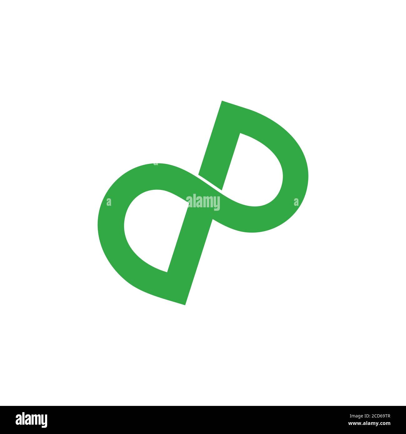 letters dp infinity design logo vector Stock Vector Image & Art - Alamy