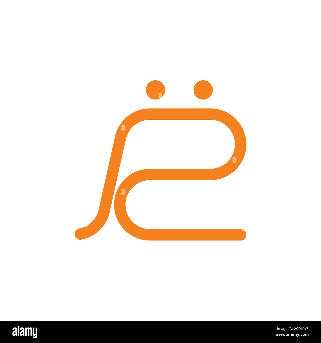 letter r simple line logo vector Stock Vector Image & Art - Alamy