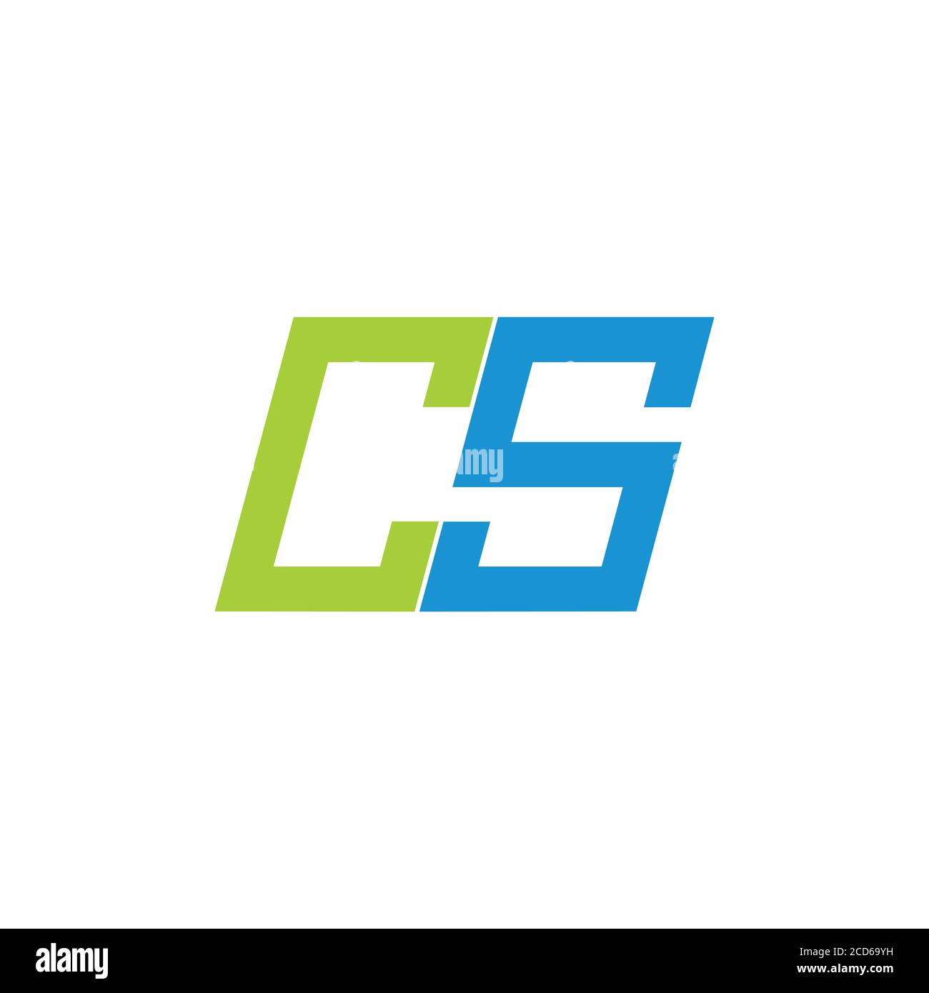 letters cs simple geometric logo vector Stock Vector Image & Art - Alamy