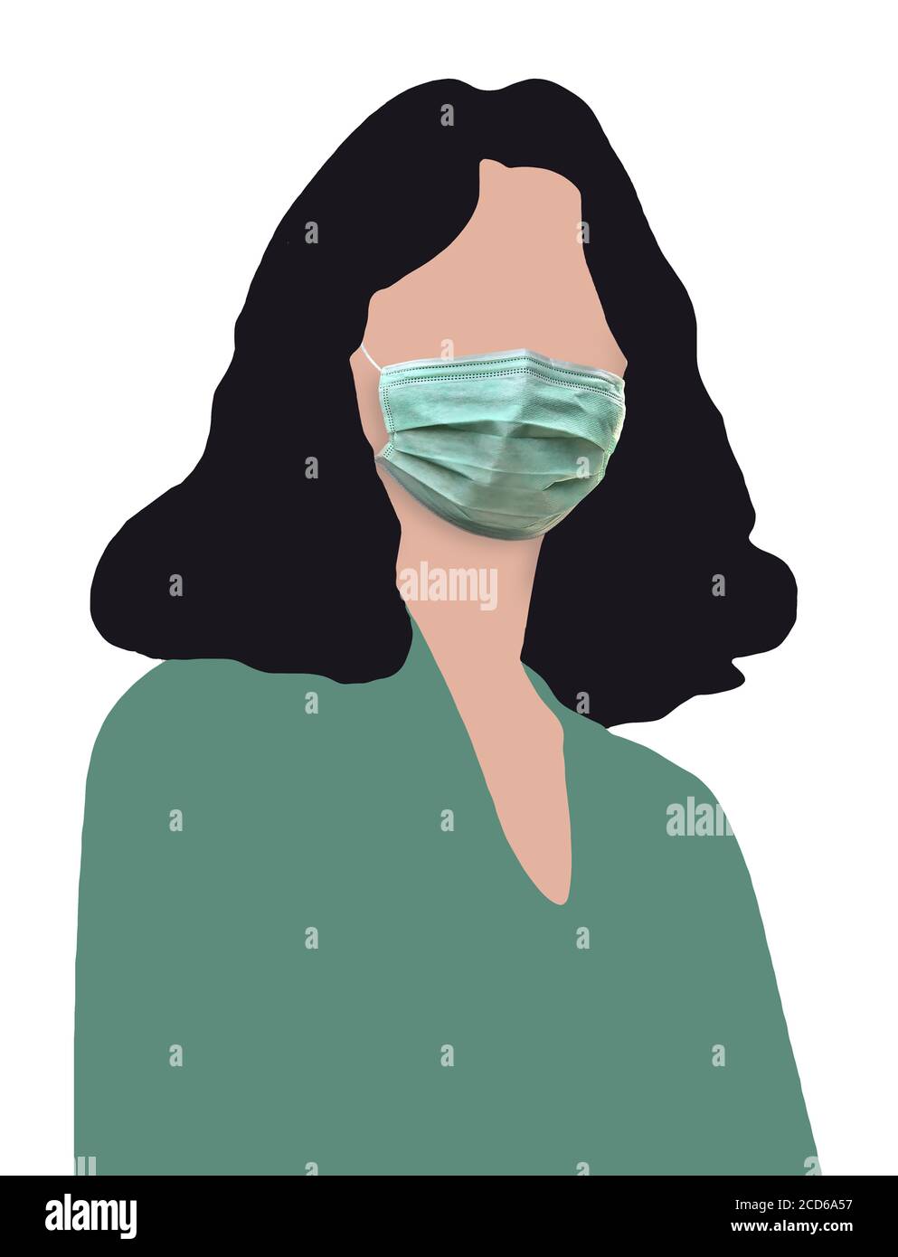 Illustration hidden face hi-res stock photography and images - Alamy