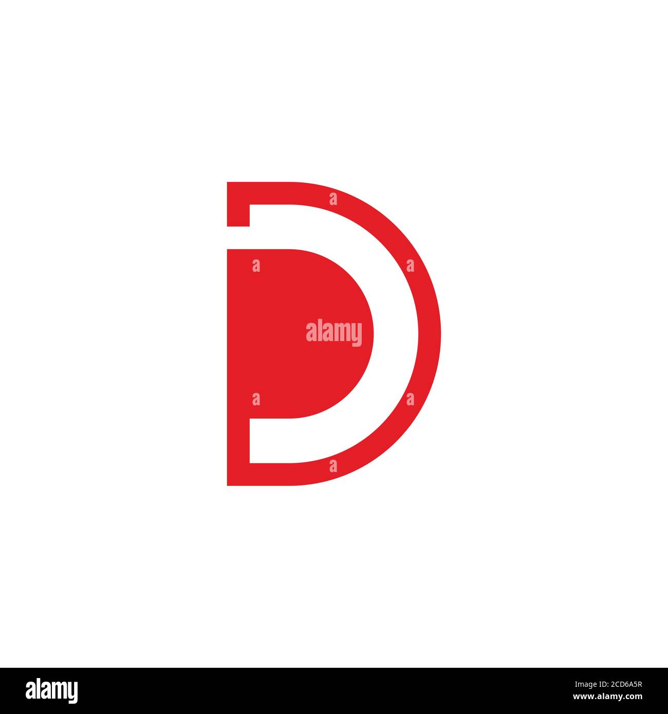 letter dp simple geometric line logo vector Stock Vector Image & Art ...