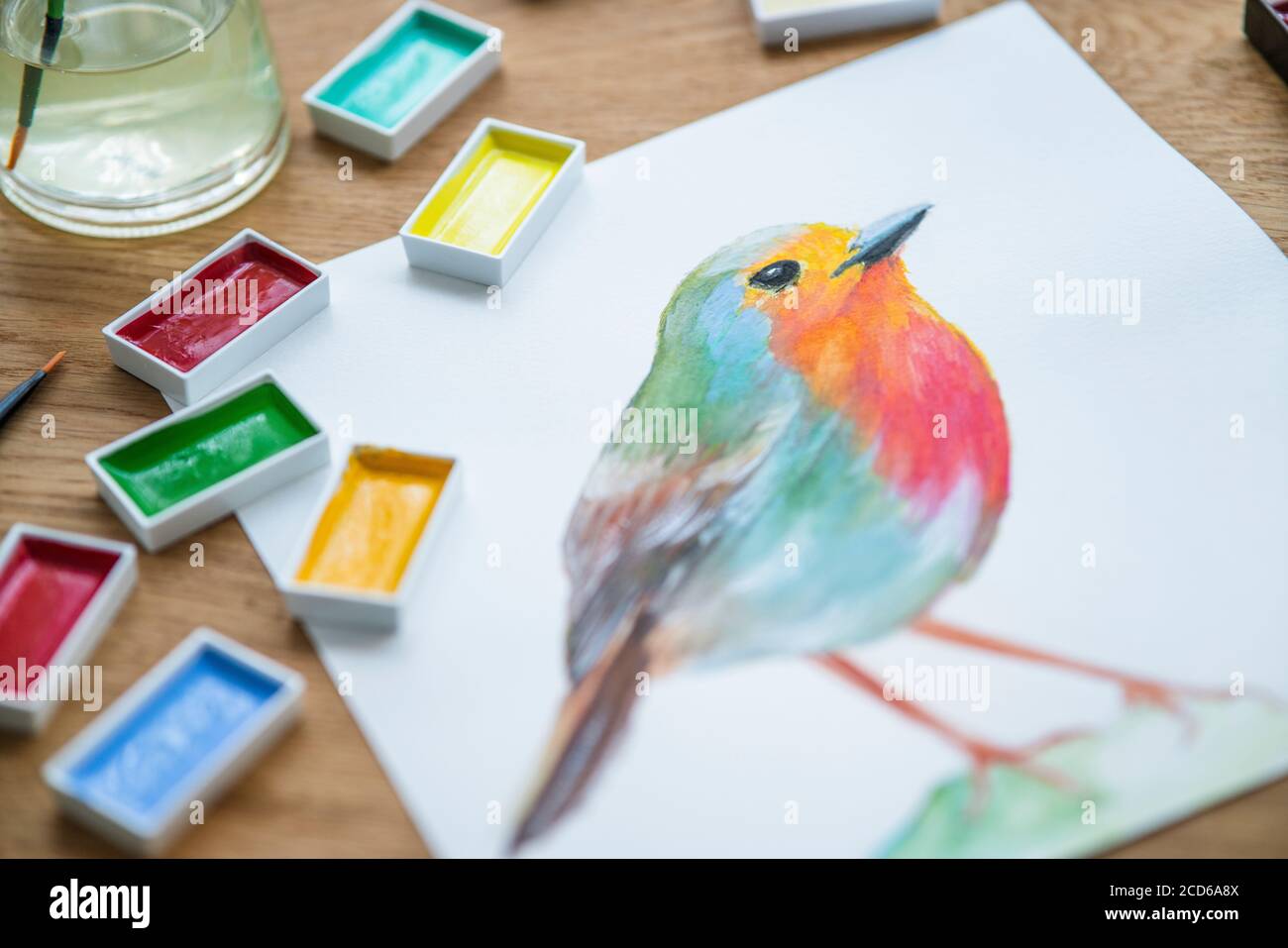 Water color drawing hi-res stock photography and images - Alamy