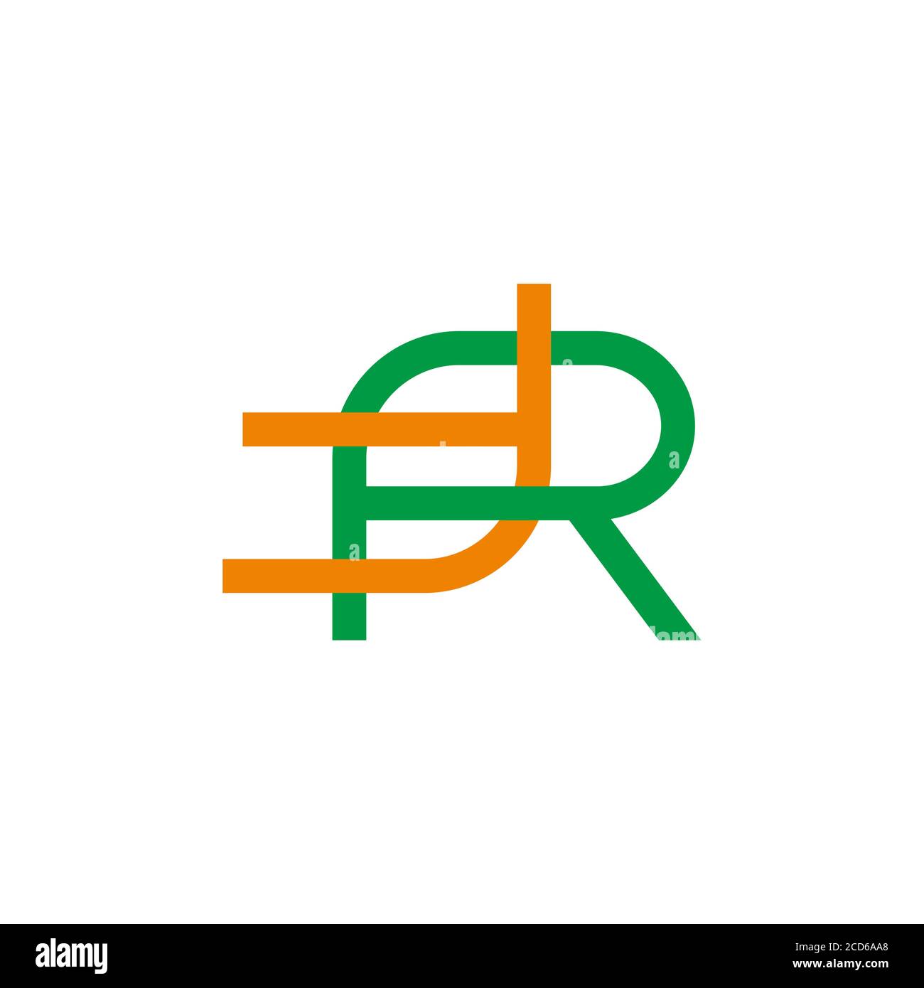 letter rt linked colorful linear geometric design symbol logo vector ...