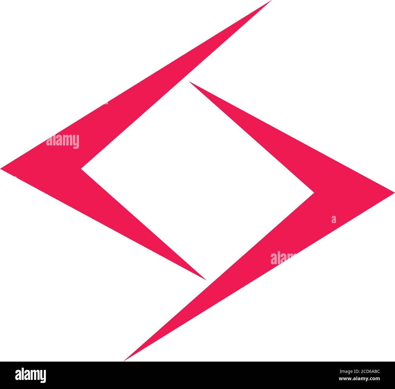 linked arrow square design logo vector Stock Vector Image & Art - Alamy