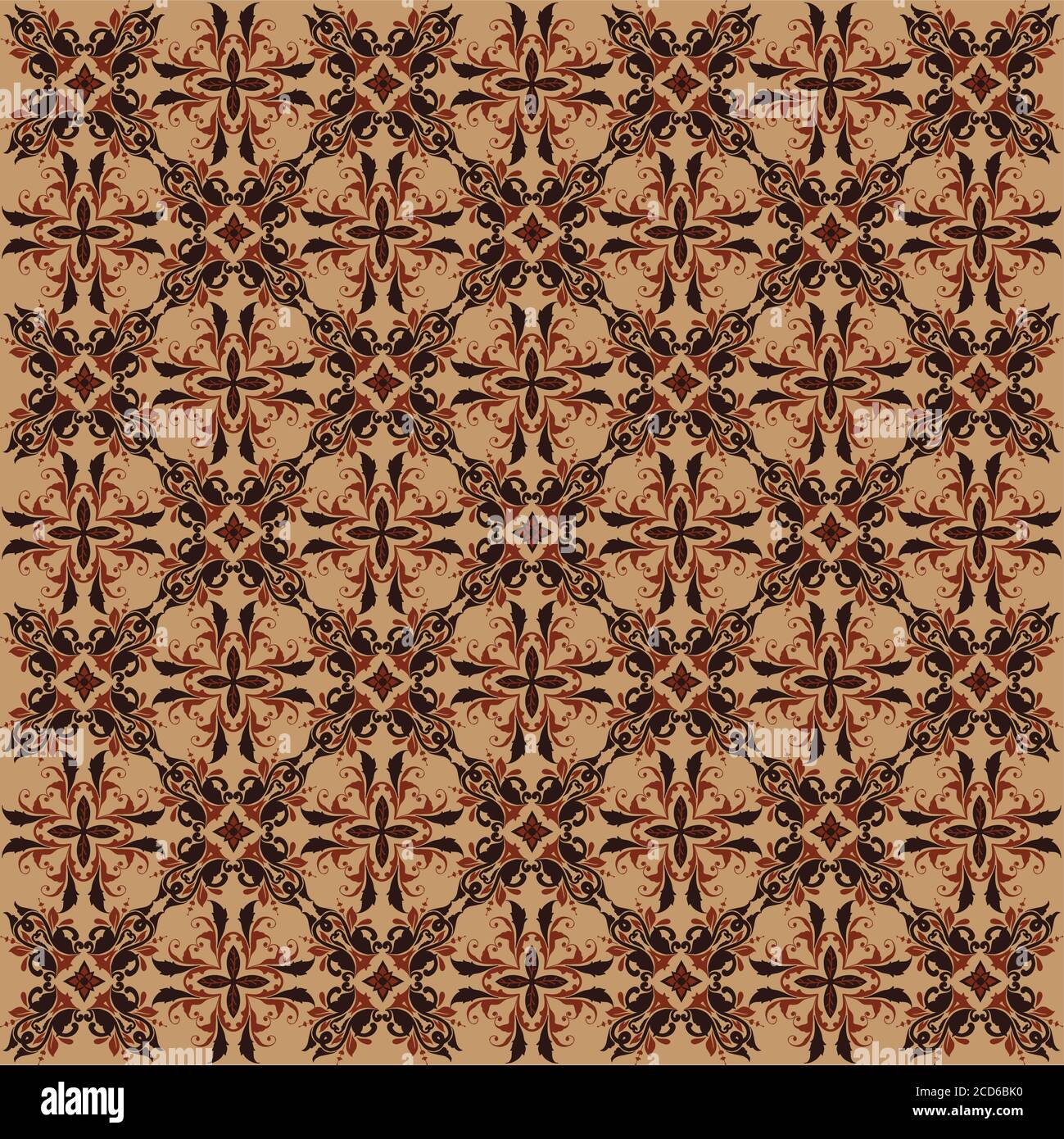 Elegant soft Mocca color design for traditional typical batik Parang ...