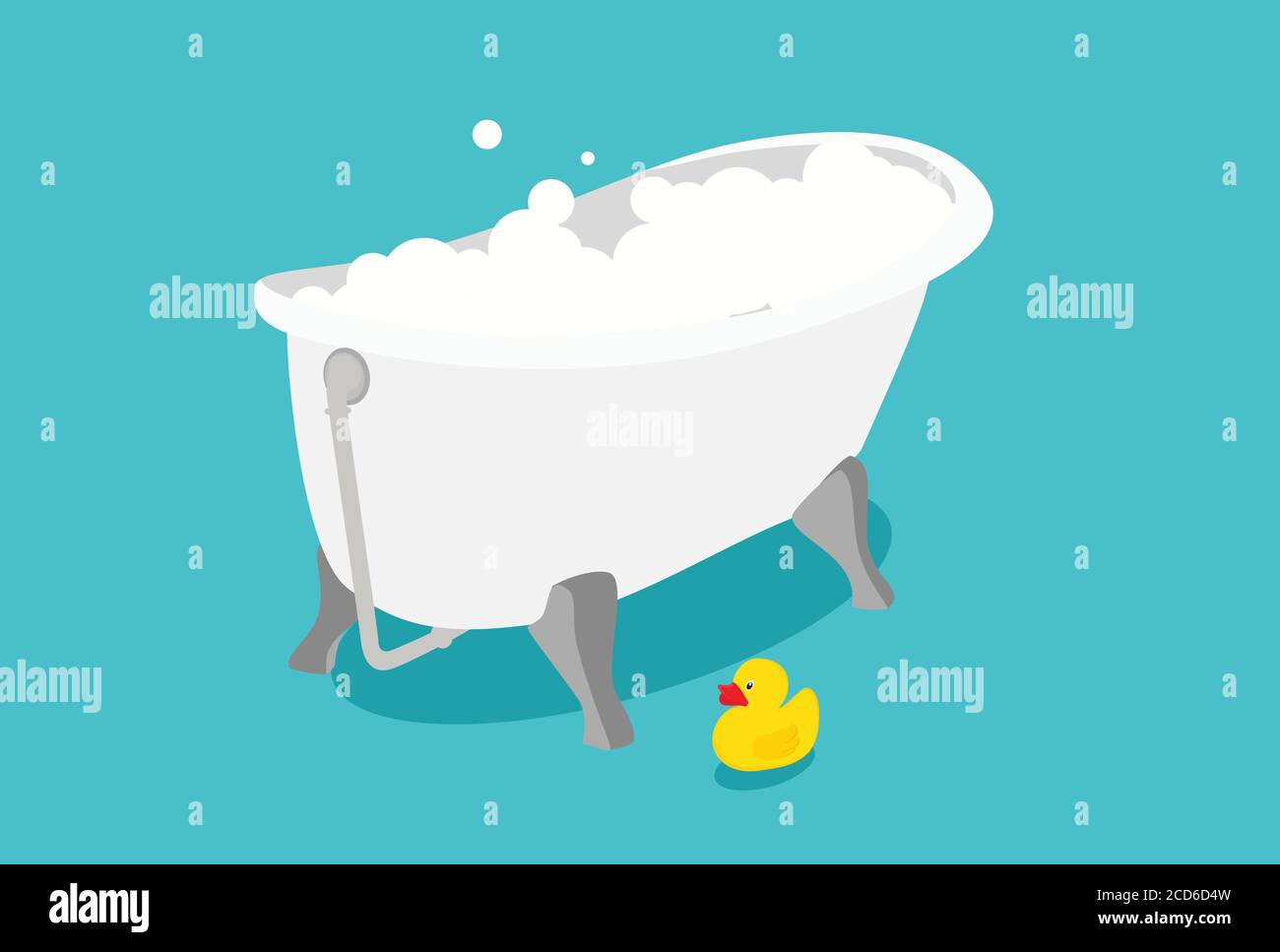 Bathtime cartoon Stock Vector Images - Alamy