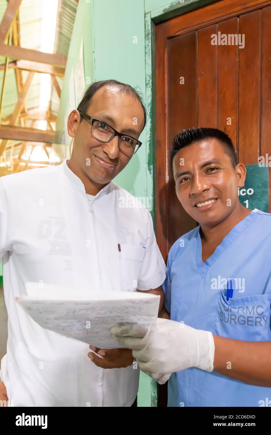 Yanamono Medical Clinic on the Amazon River, fifty miles downstream ...