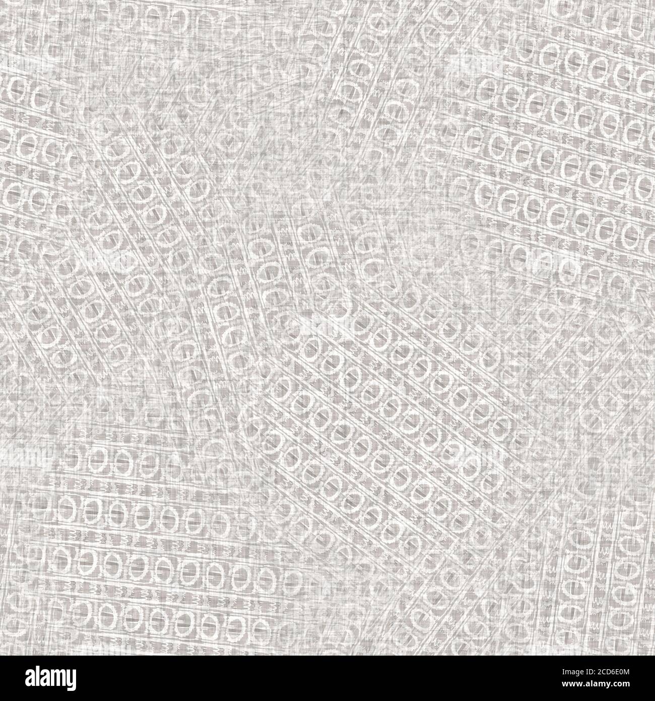 Seamless light grey woven collage linen texture background. Flax hemp ...