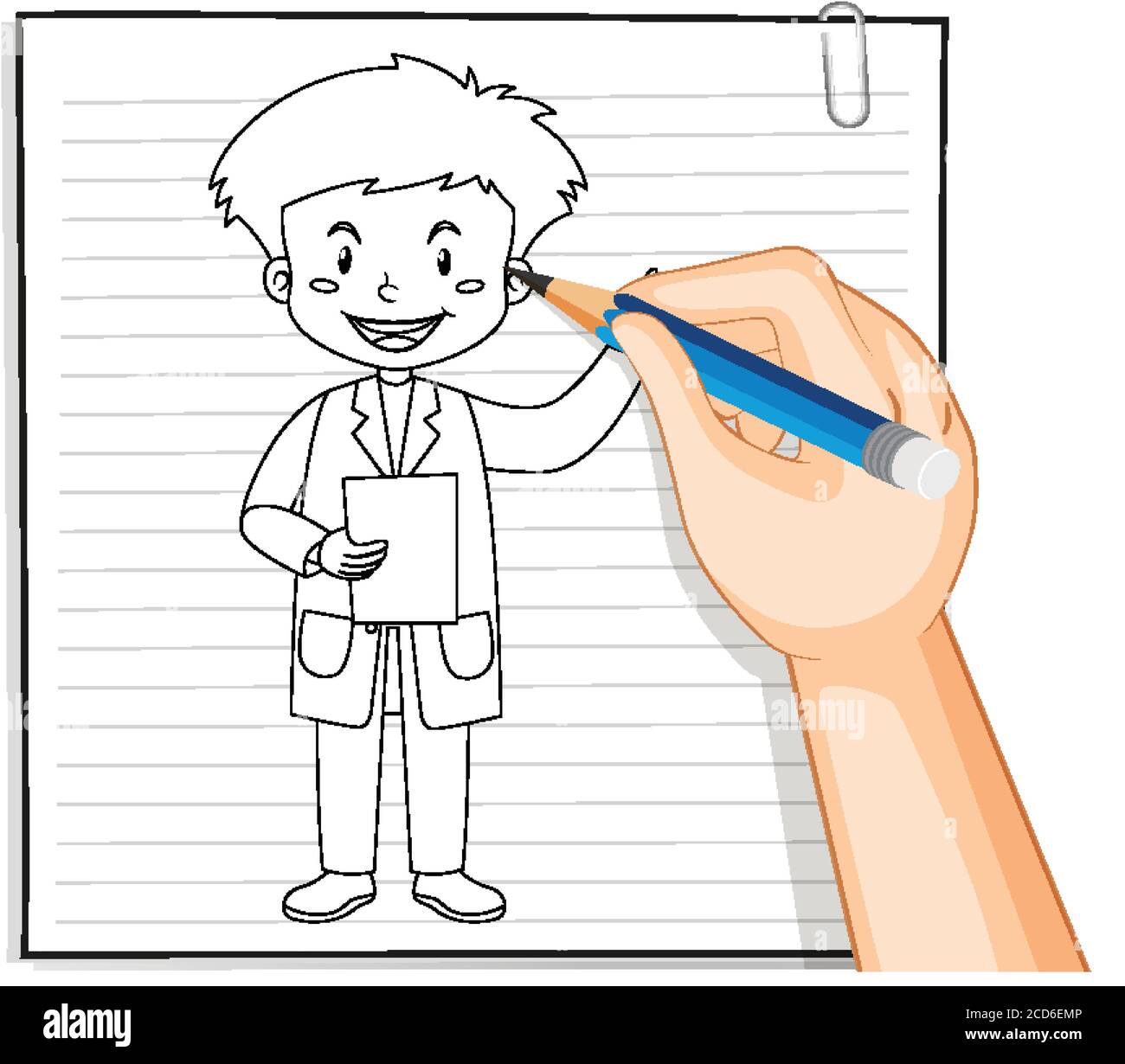 Doctor suggestion Stock Vector Images - Alamy