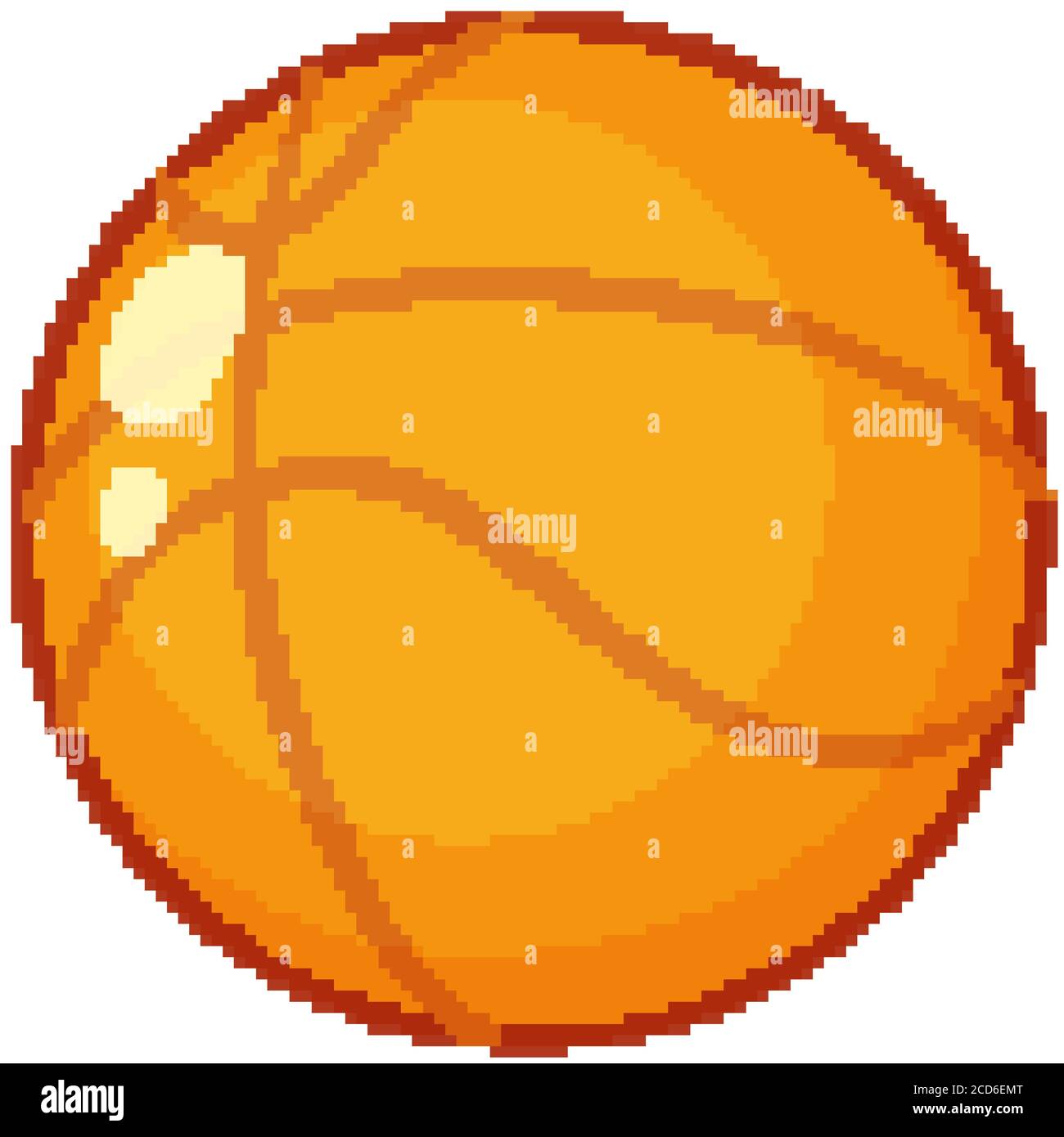 Basketball cartoon style isolated on white background illustration ...