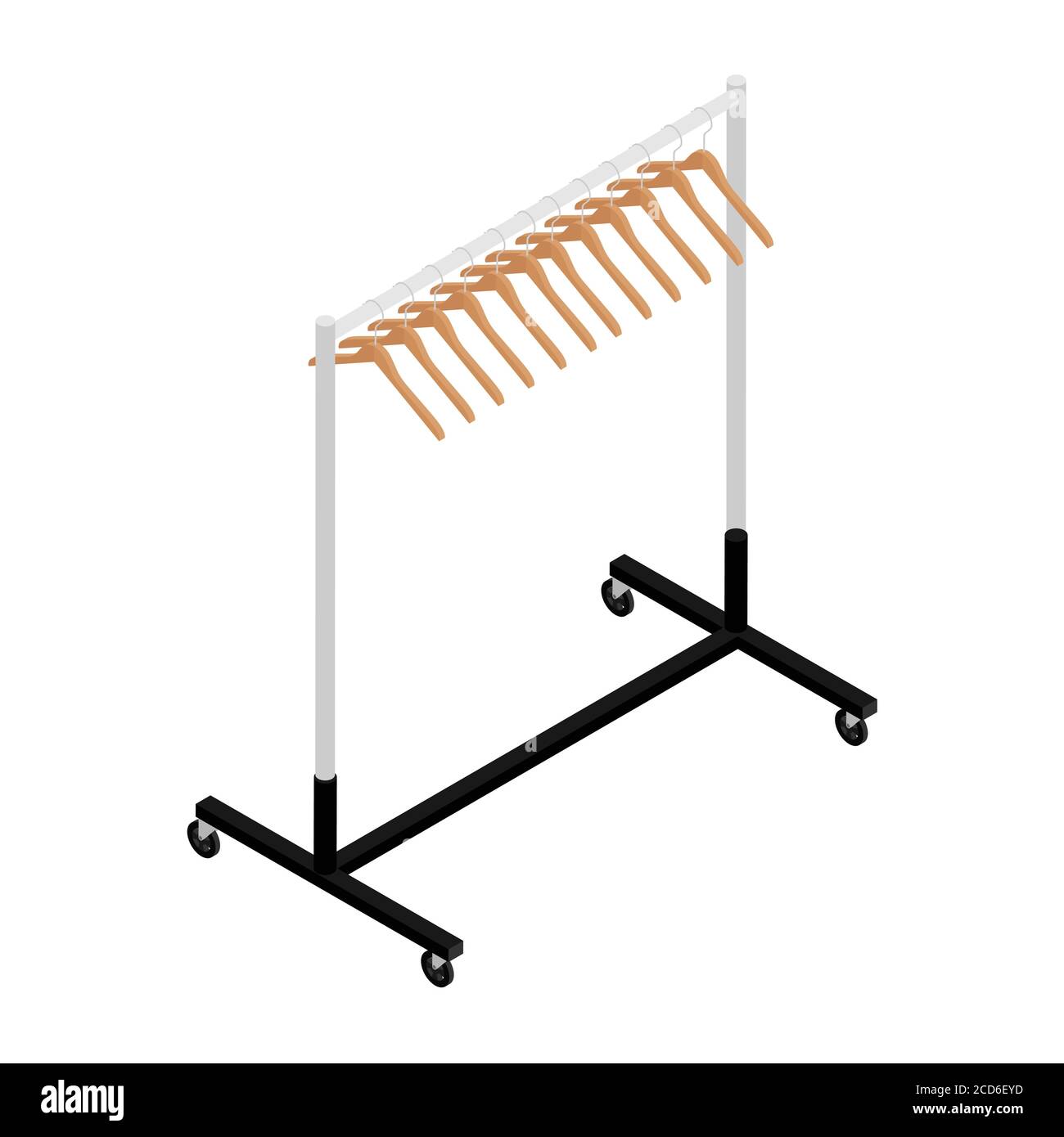 Wardrobe rod Stock Vector Images - Alamy