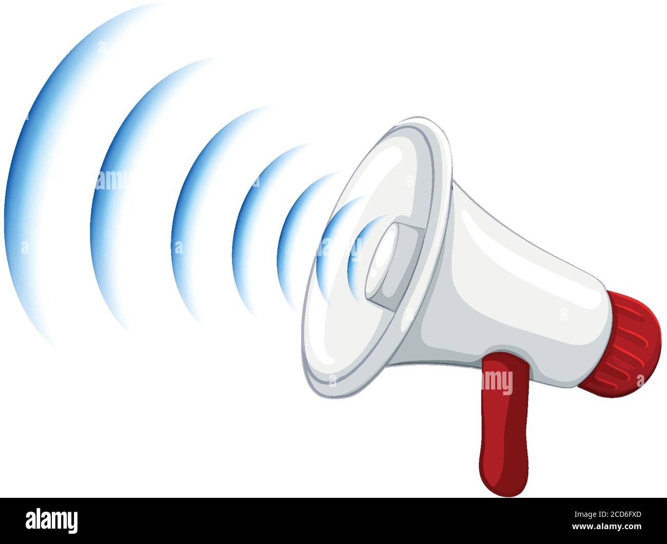 Megaphone sound waves hi-res stock photography and images - Alamy
