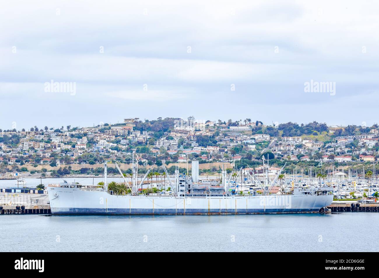 SS Lane Victory built in 1945 as cargo ship used in World War II serves ...