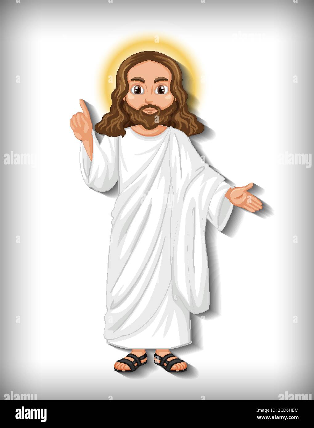 Isolated jesus cartoon character illustration Stock Vector Image & Art ...