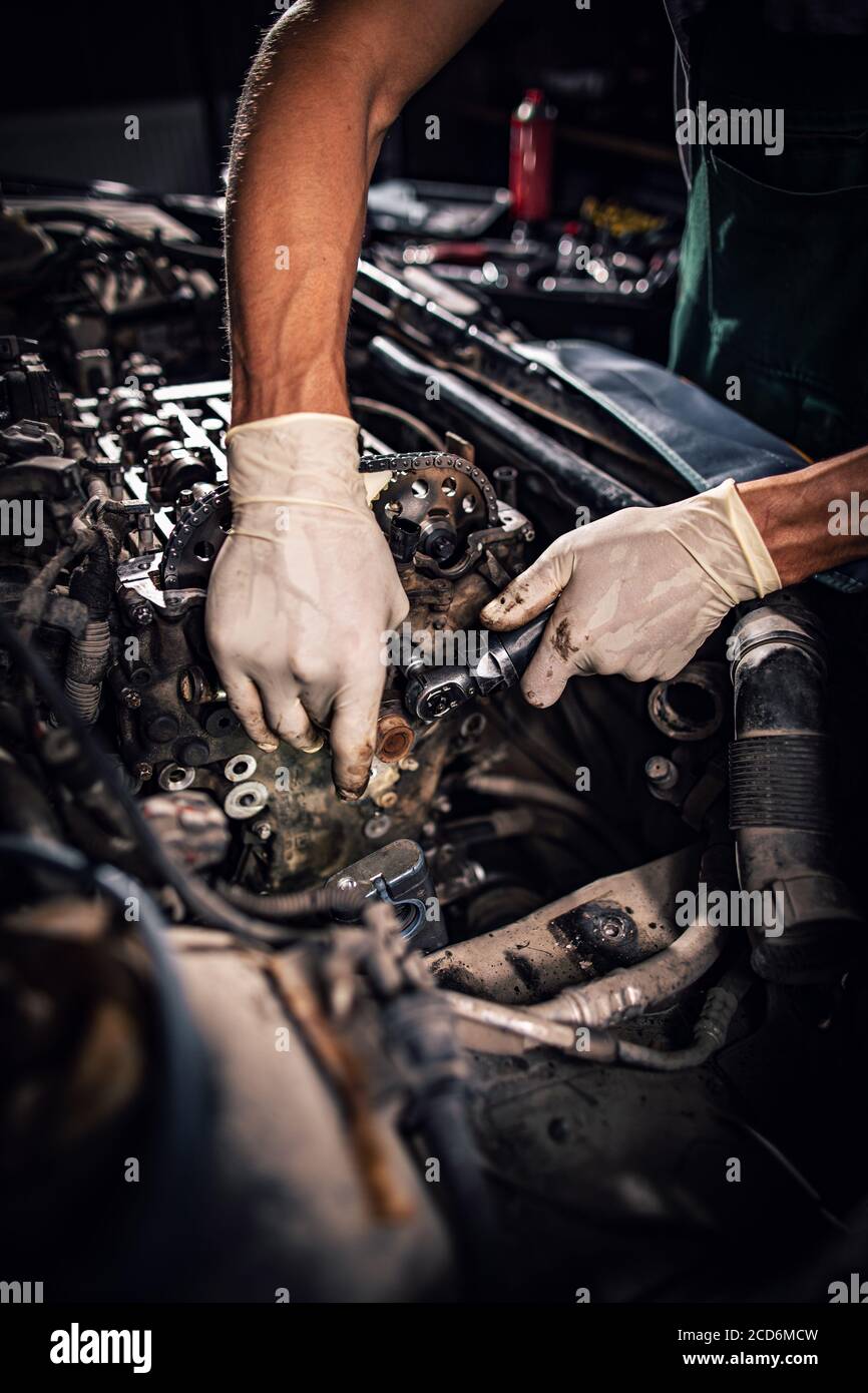 Car repair wrench hi-res stock photography and images - Alamy
