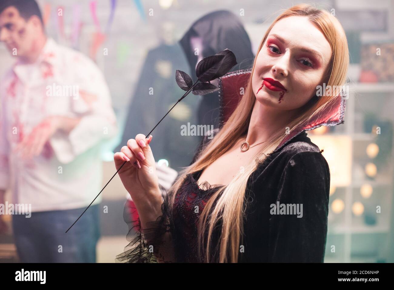 Female vampire costume hi-res stock photography and images - Alamy
