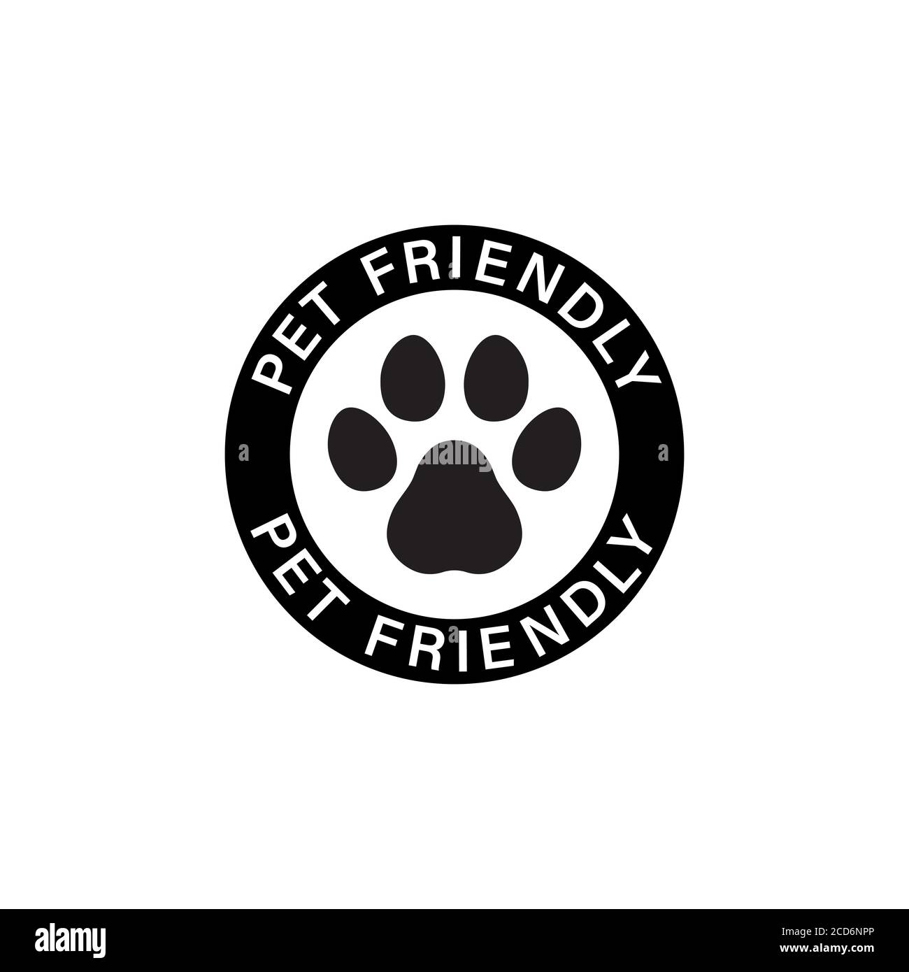 Dog Footprint Stock Vector Images - Alamy