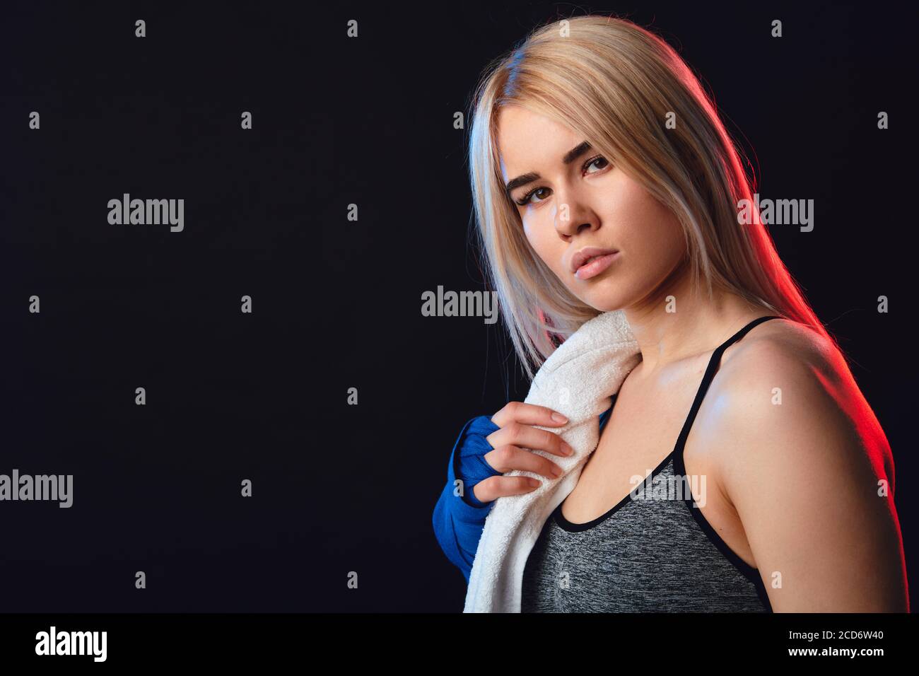 Female kickboxer hi-res stock photography and images - Alamy