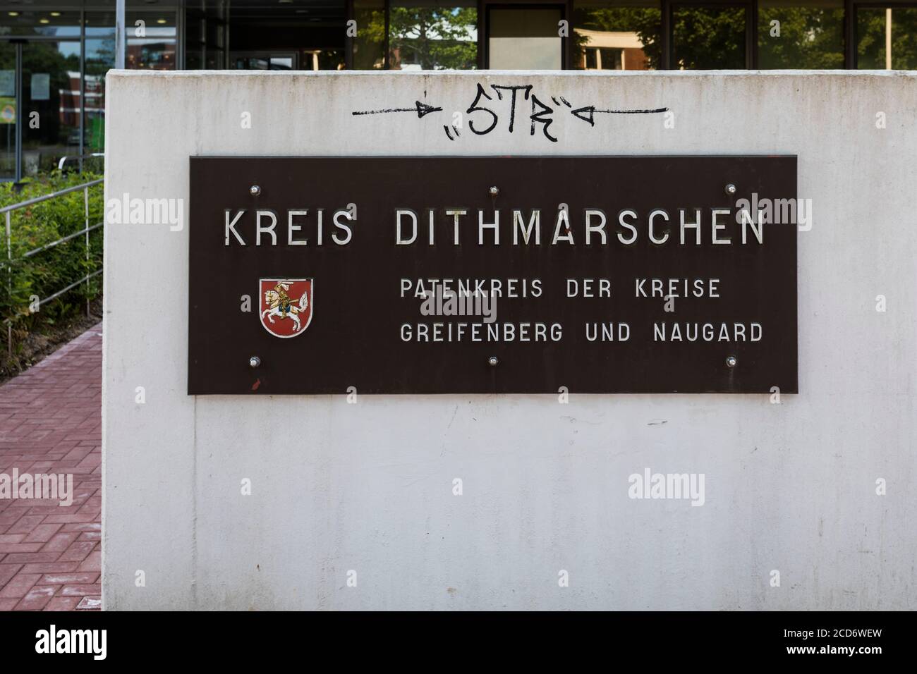District building of the Dithmarschen district in Heide Stock Photo - Alamy