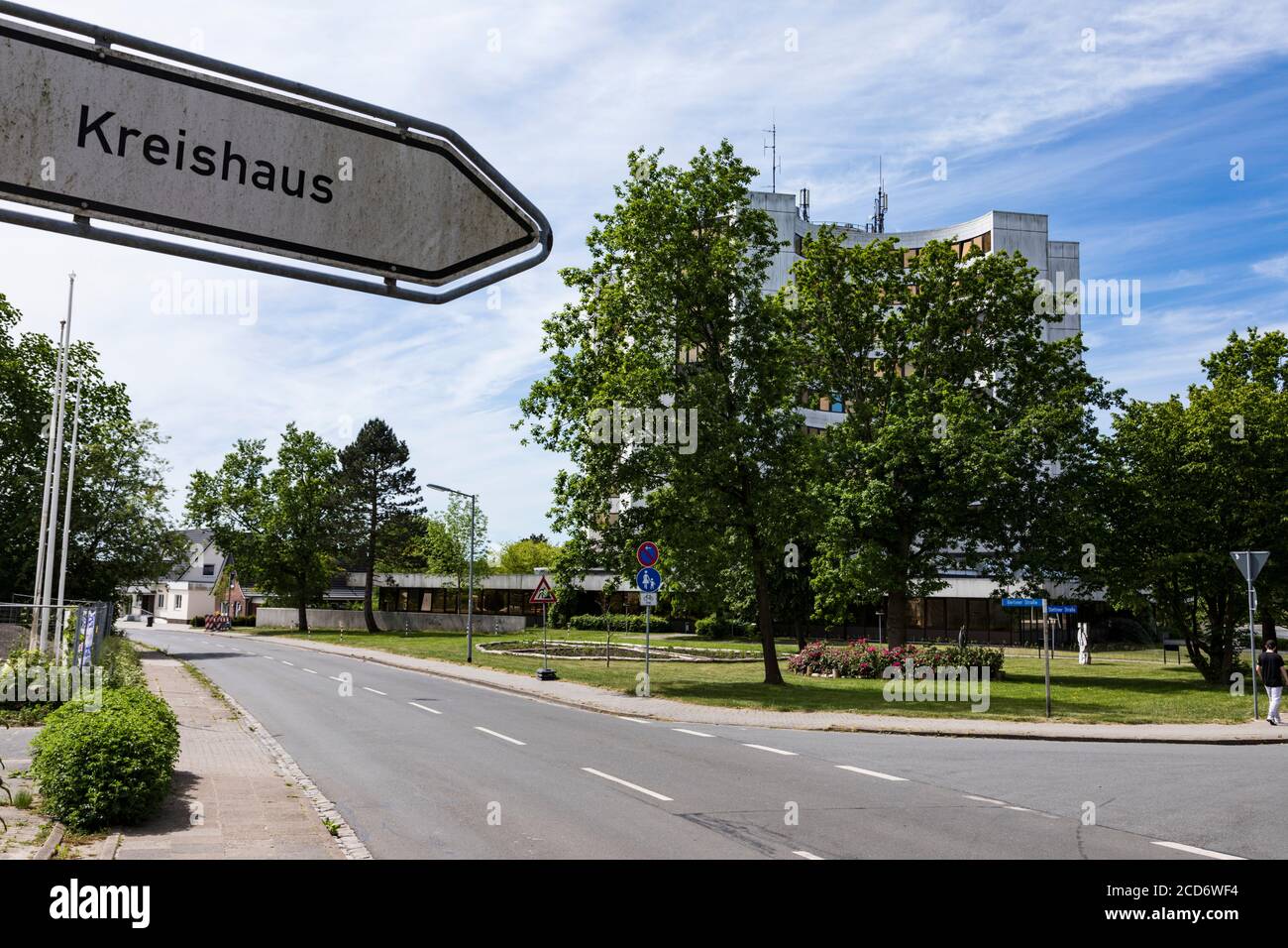 District building of the Dithmarschen district in Heide Stock Photo - Alamy