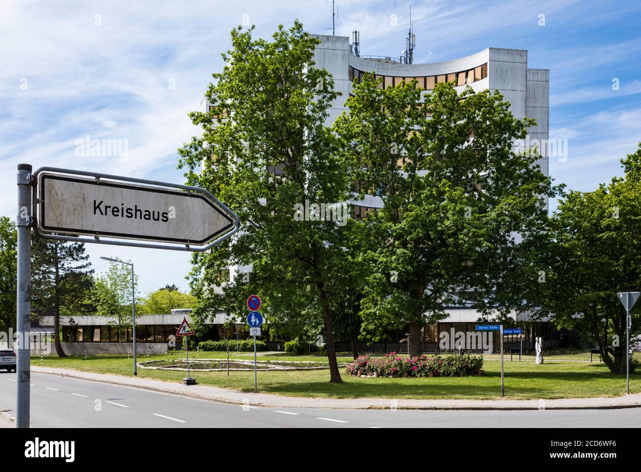 District building of the Dithmarschen district in Heide Stock Photo - Alamy