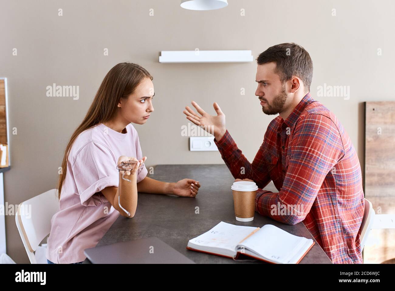 Angry Husband Wife Children High Resolution Stock Photography and ...