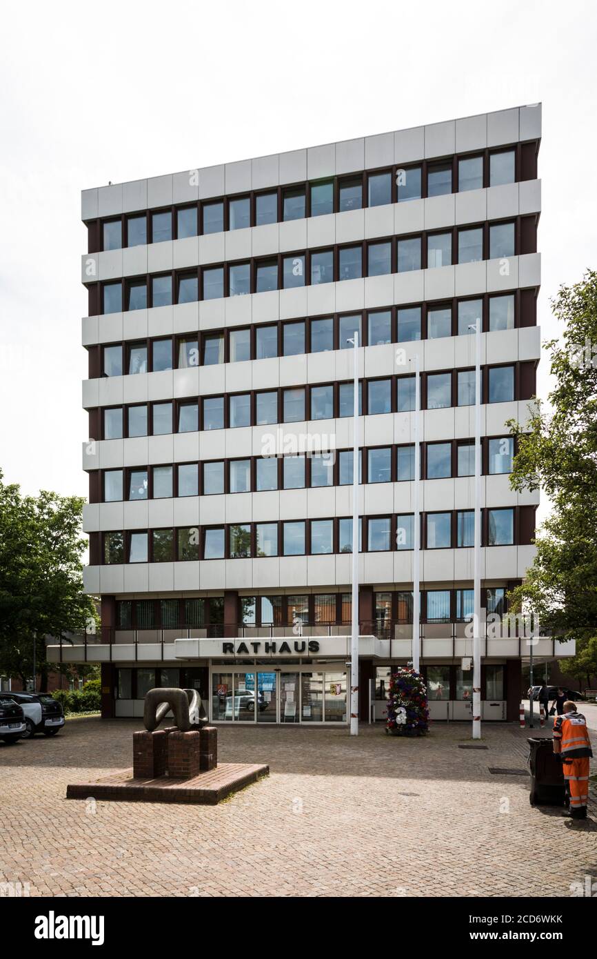 Town hall Heide Stock Photo - Alamy