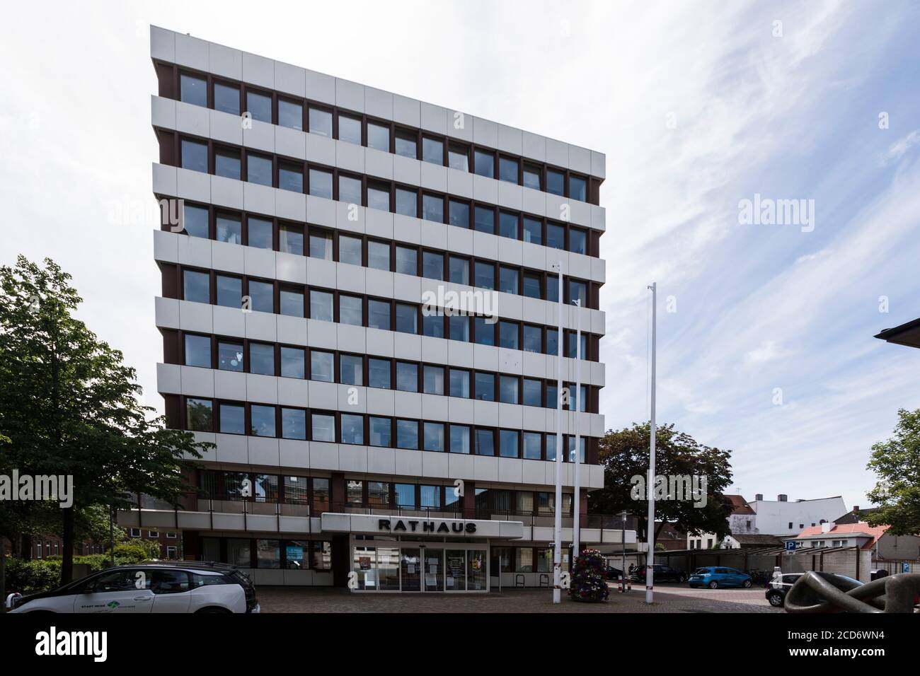 Town hall Heide Stock Photo - Alamy