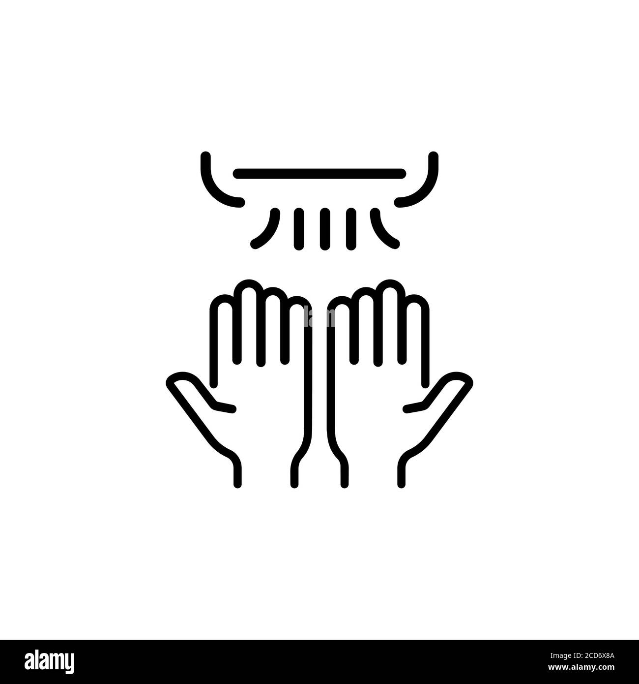 Hand dryer sign hi-res stock photography and images - Alamy