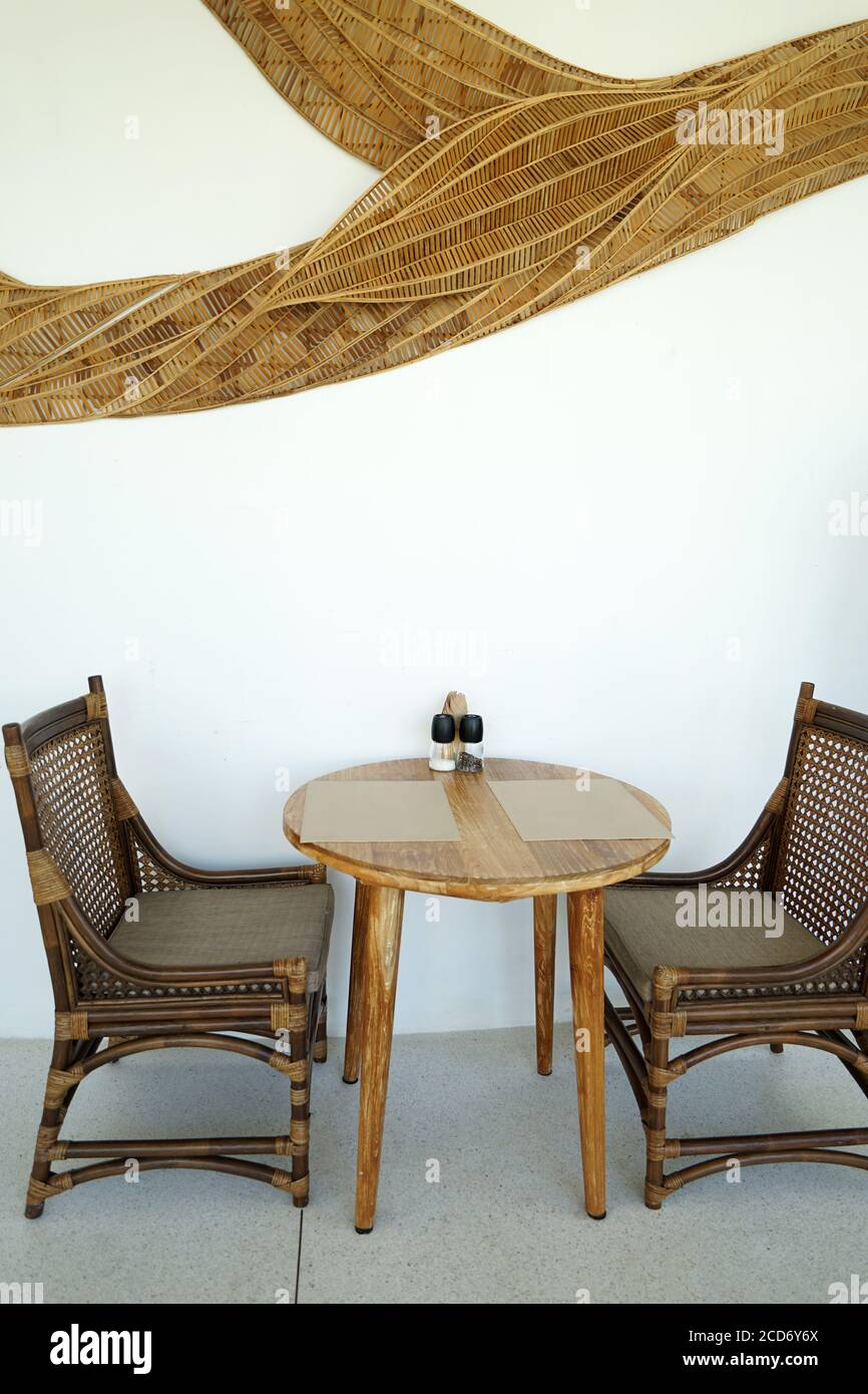 Interior design and decoration of dining restaurant and cafe decorated ...