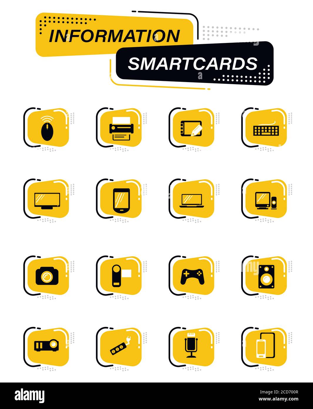 Devices icons set Stock Vector Image & Art - Alamy