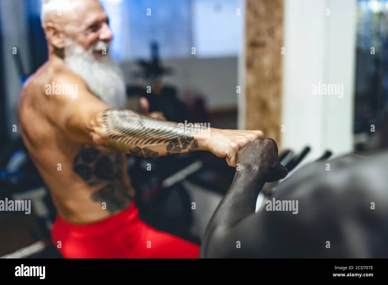 Fit older men hi-res stock photography and images - Alamy