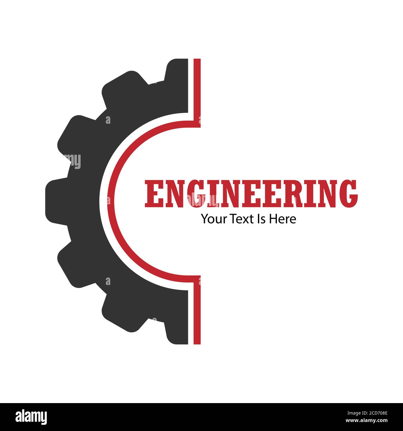 Technical logo. Color vector illustration for logo, sticker or label ...