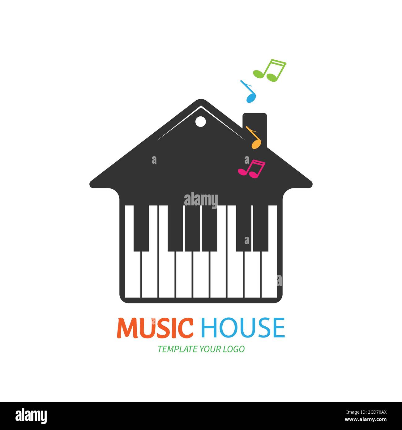 House Music Logo Design
