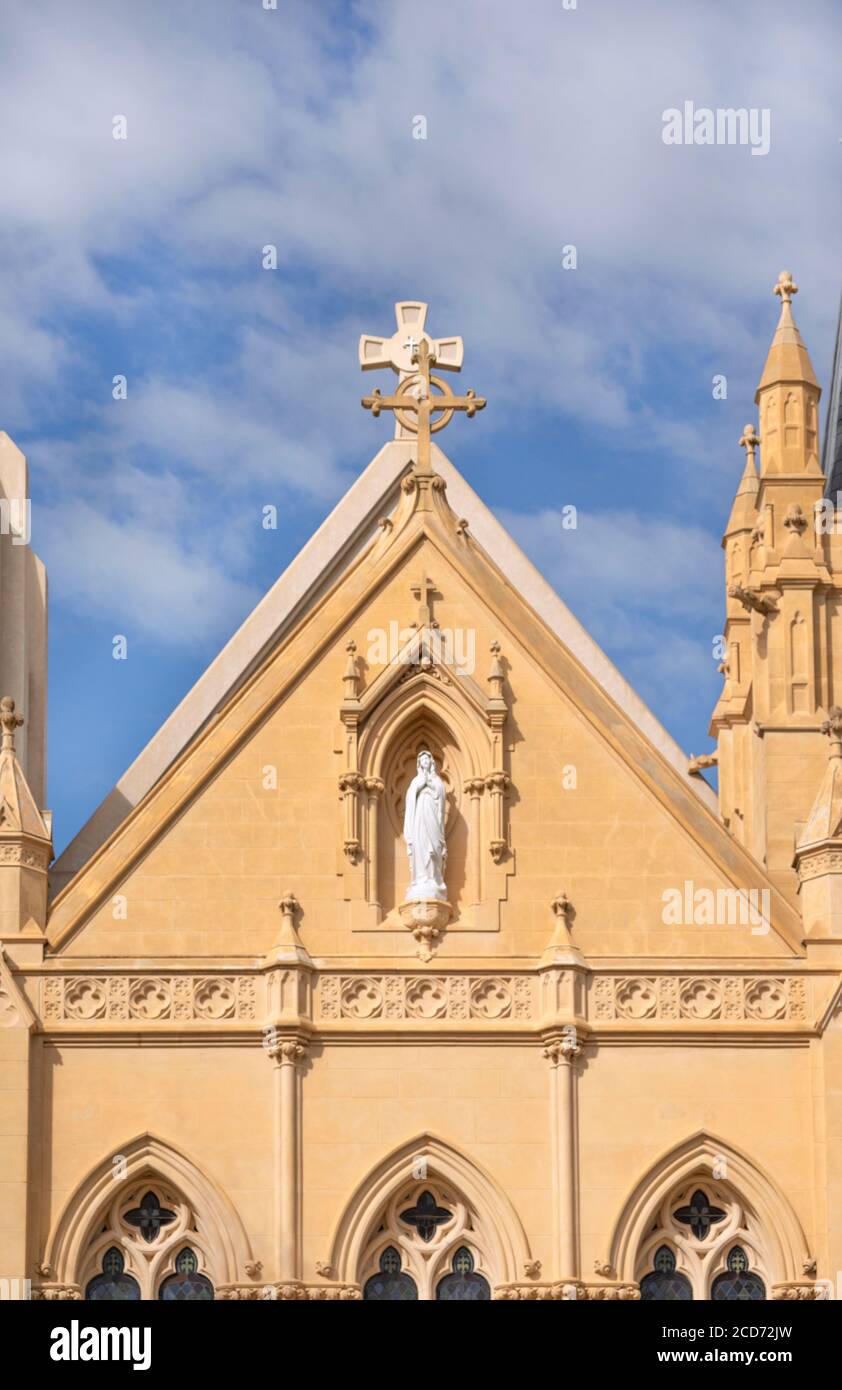 PERTH, WESTERN AUSTRALIA - August, 2020: St Mary's Cathedral. The ...